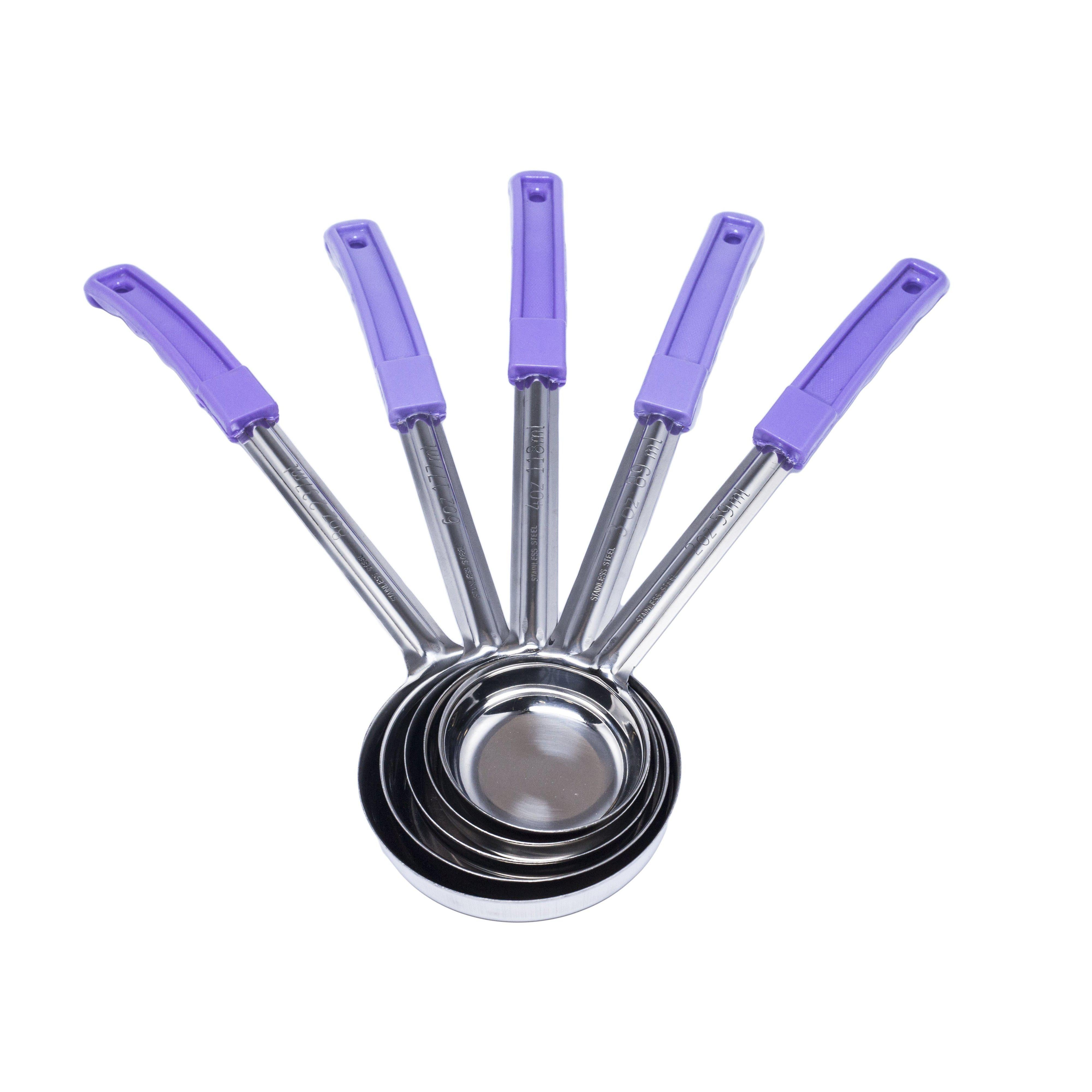2-8 Oz Purple, Stainless Steel Food Portioner