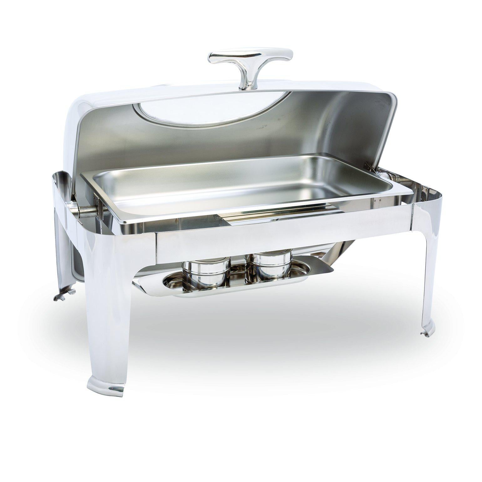 Full Size Roll-Top Chafer w/ Window-Stackable Frame