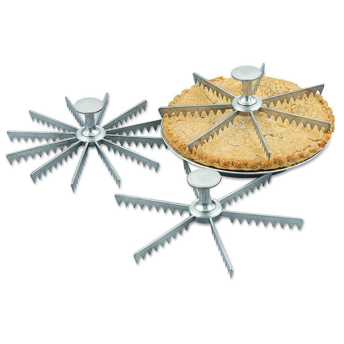 Cast Aluminum Pie Marker w/ Knob & Polished Finish