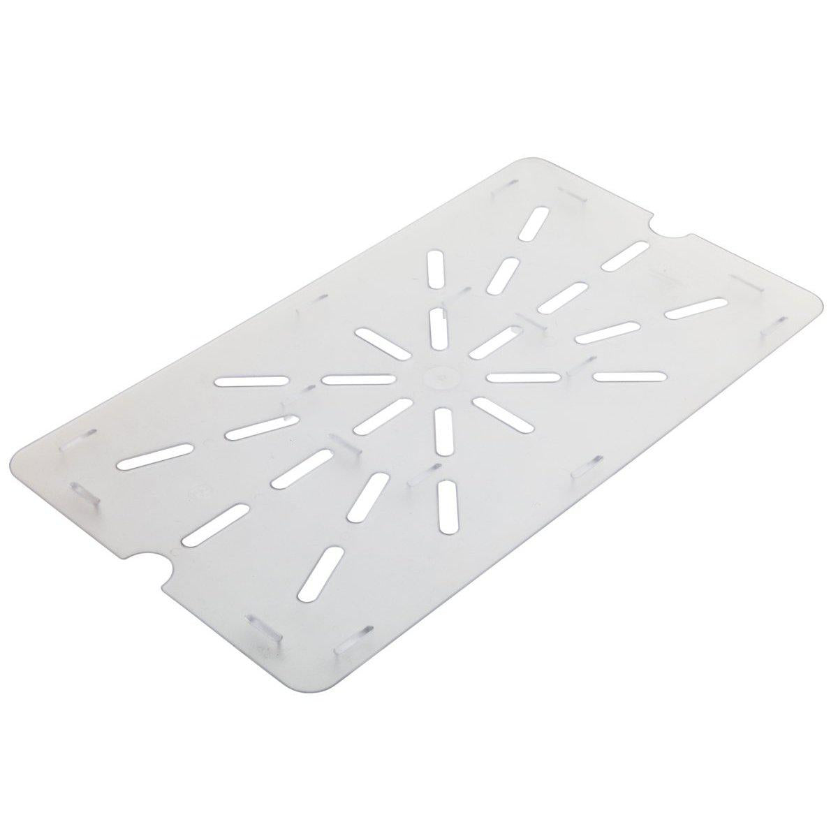 Polycarbonate Drain Shelves - NSF Listed + Dishwasher-Safe